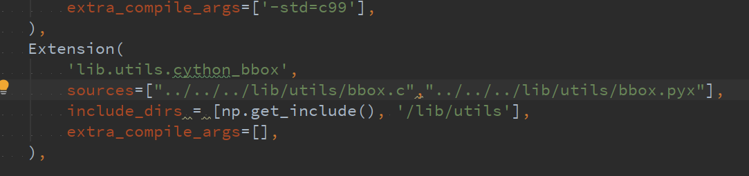 WIN10+Tensorflow+Faster RCNN训练错误：ValueError: '../../../lib/utils/bbox.pyx' doesn't match any ...