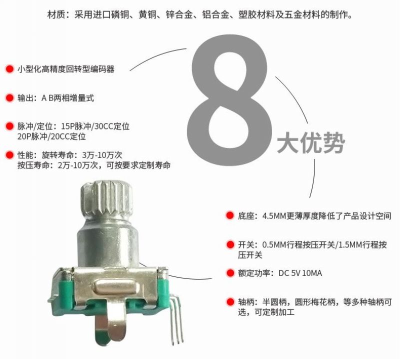 「雕爷学编程」arduino动手做（40）——旋转编码器模块旋转编码器的引脚图 Csdn博客 