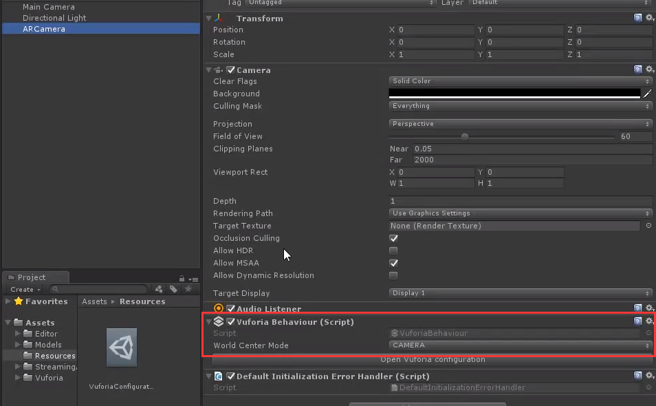 Vuforia ARcamera的相关属性和配置详解_vuforia开手机前置-CSDN博客