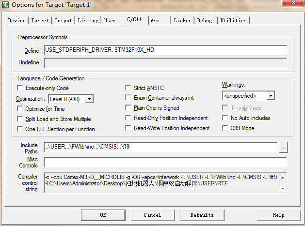 STM32F103VCT6芯片如何配置preprocessor symbols（预处理符号）即定义芯片类型_preprocessor symbols define-CSDN博客
