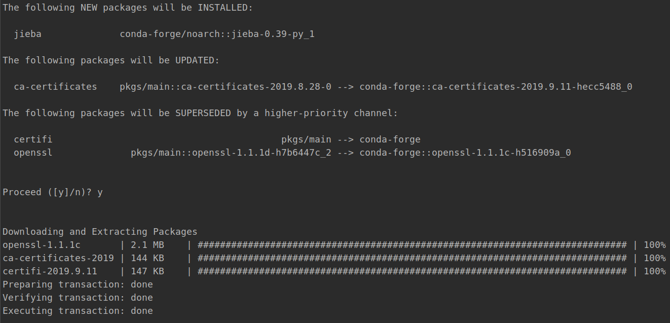 anaconda下安装jieba sklearn_习惯有你qk的博客-CSDN博客_conda安装jieba