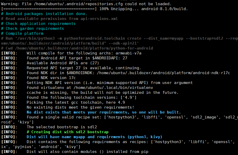 ubuntu18.04 Buildozer虚拟机配置_虚拟机安装buildozer-CSDN博客