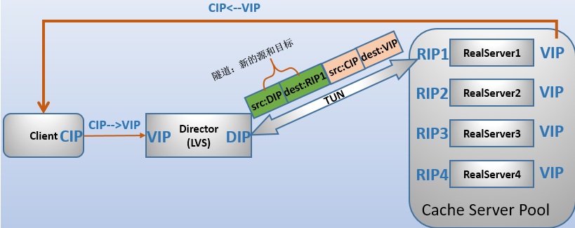 LVS的TUN（隧道模式）配置_lvs tun配置-CSDN博客
