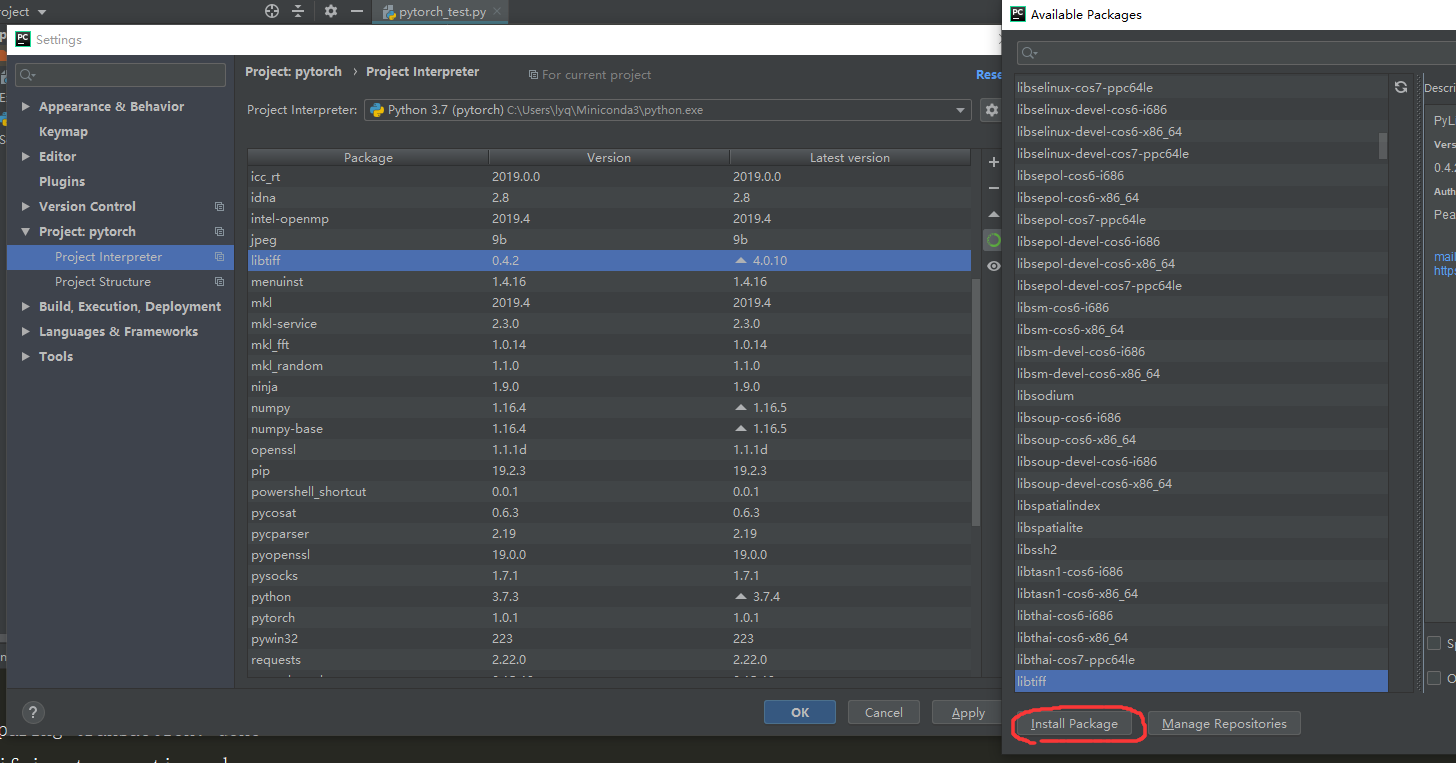 anaconda安装libtiff后import不了_conda 有libtiff 但是inport 出错-CSDN博客