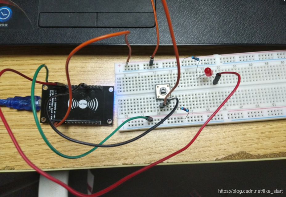 【零知esp8266教程】快速入门5 使用按键来控制你的灯 8266 实现按开关加1 Csdn博客