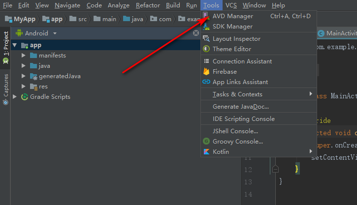 Error running 'app':No target device found.的解决 - 程序员大本营