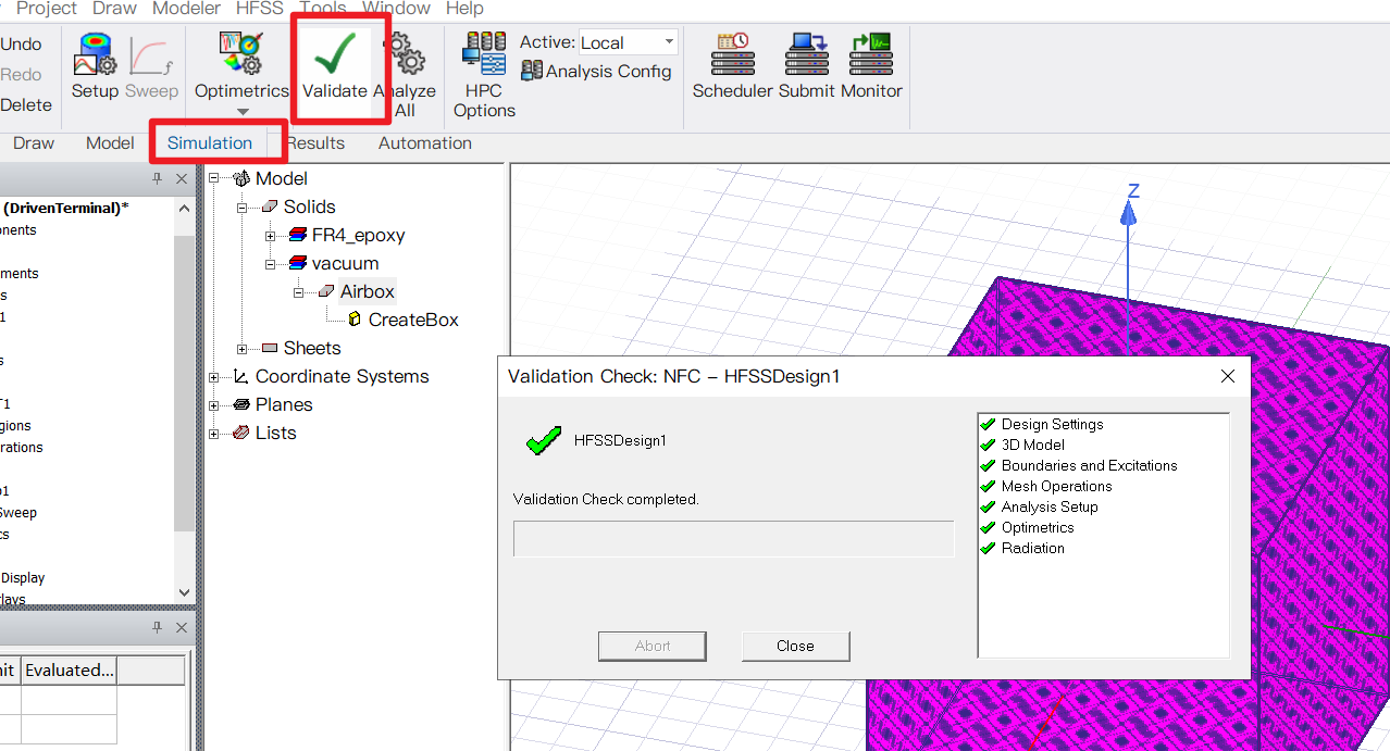 HFSS NFC 13.56MHz 天线仿真(2)- HFSS 分析设置_hfss仿真nfc-CSDN博客