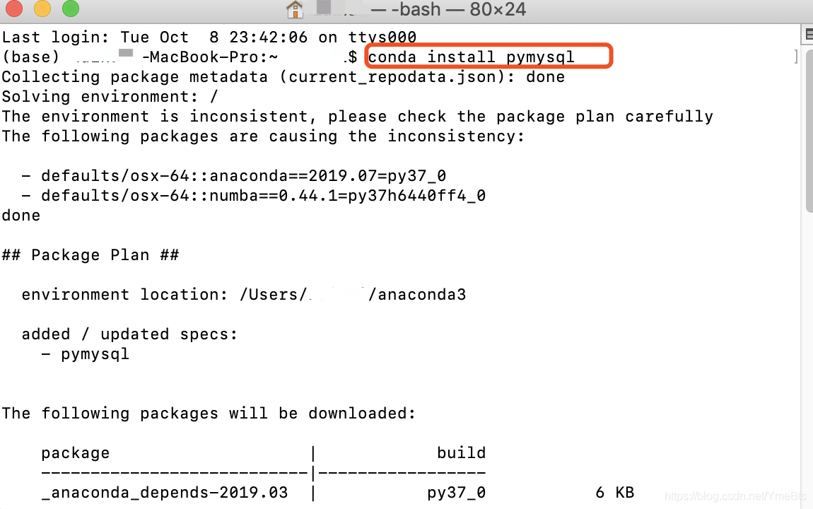 Python Anaconda Spyder 安装pymysql 模块spyder没有pymysql Csdn博客