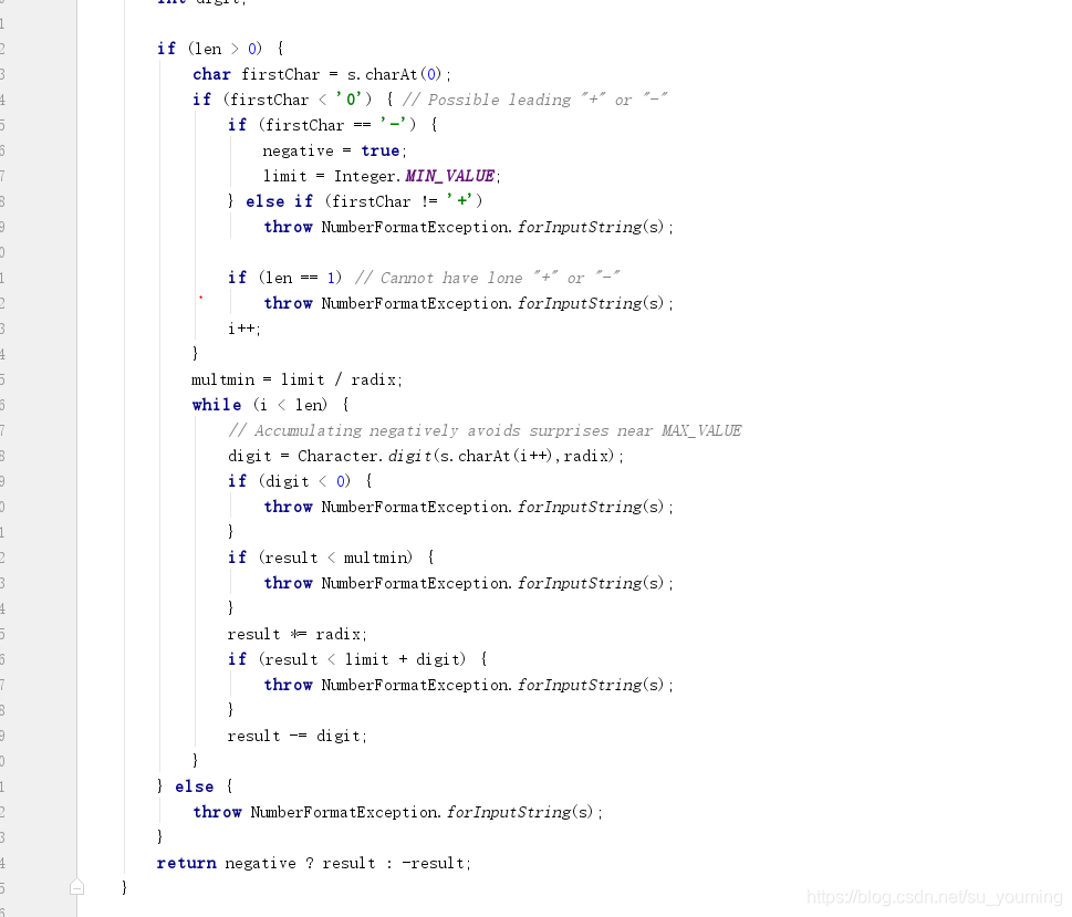 Java源码 Integerjava类库中integer继承number Csdn博客