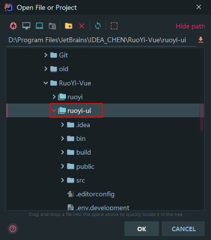 若依框架RuoYi前后端分离项目导入IDEA及运行启动_ruoyi代码生成-CSDN博客