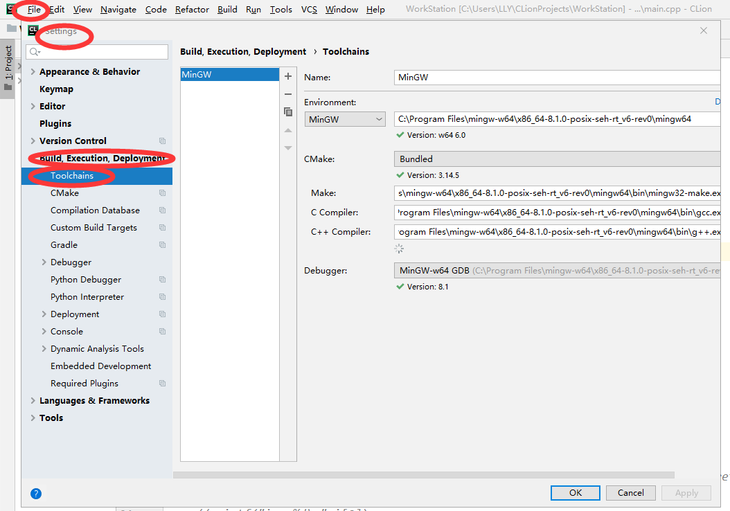 Win10安装配置CLion+MinGW_clion查看mingw版本_陆小白很白的博客-CSDN博客