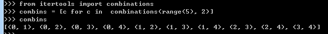 Python实现排列组合cnm 和 Anm在python中五个数字中随机选两个数字的所有排列 Csdn博客