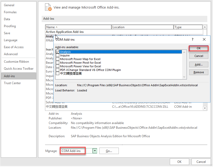 Analysis for office崩溃后显示Add-in被禁用_analysis add-in-CSDN博客