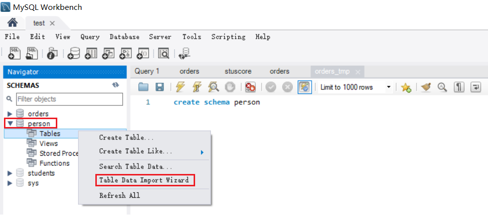 MySQL Workbench中，如何将excel表格中的数据导入？_mysqlworkbench excel 导入mysql-CSDN博客