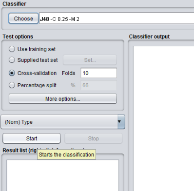 Weka之分类器(classifier)的使用_weka userclassifier-CSDN博客