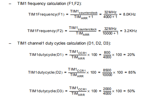 STM32 - 定时器的设定 - 基础 - 05 - Arbitrary waveform generation using timer DMAburst feature - 任意波形的序列 ...