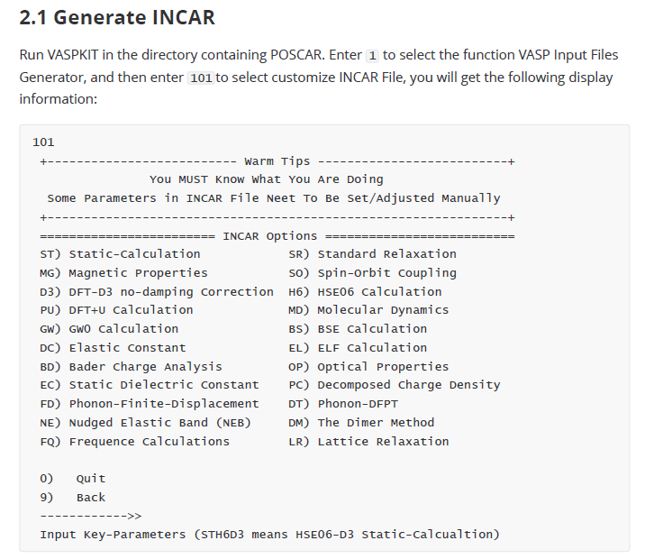 Vaspkit使用介绍_vaspkit中文手册-CSDN博客