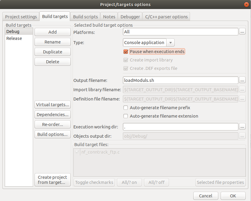 Codeblocks使用自定义Makefile构建，并运行指定脚本_codeblock makefile-CSDN博客