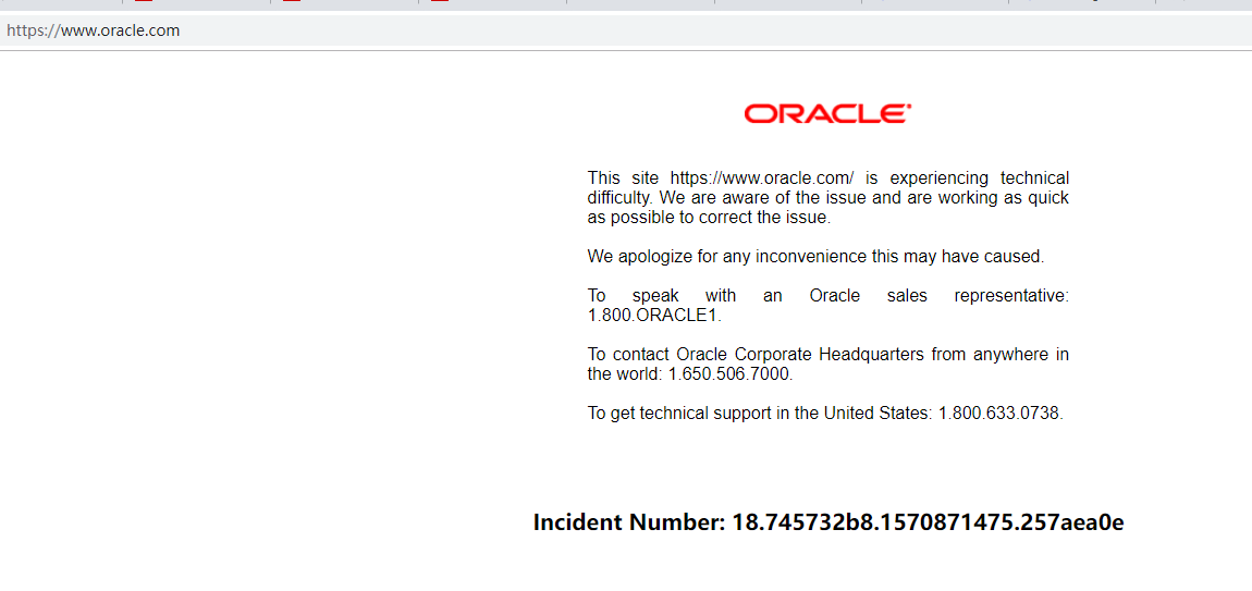 Oracle官网访问不了 2019.10.12_oracle官网无法访问-CSDN博客