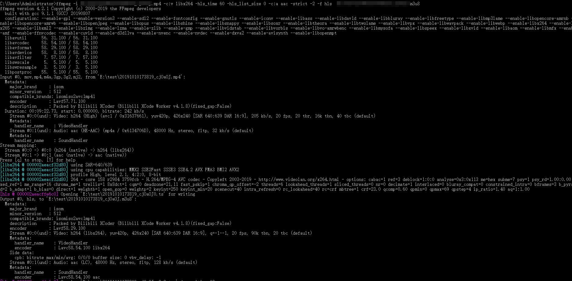 Java 利用ffmpeg工具实现视频MP4转m3u8_java 利用ffmpeg 将mp4文件转成m3u8文件-CSDN博客