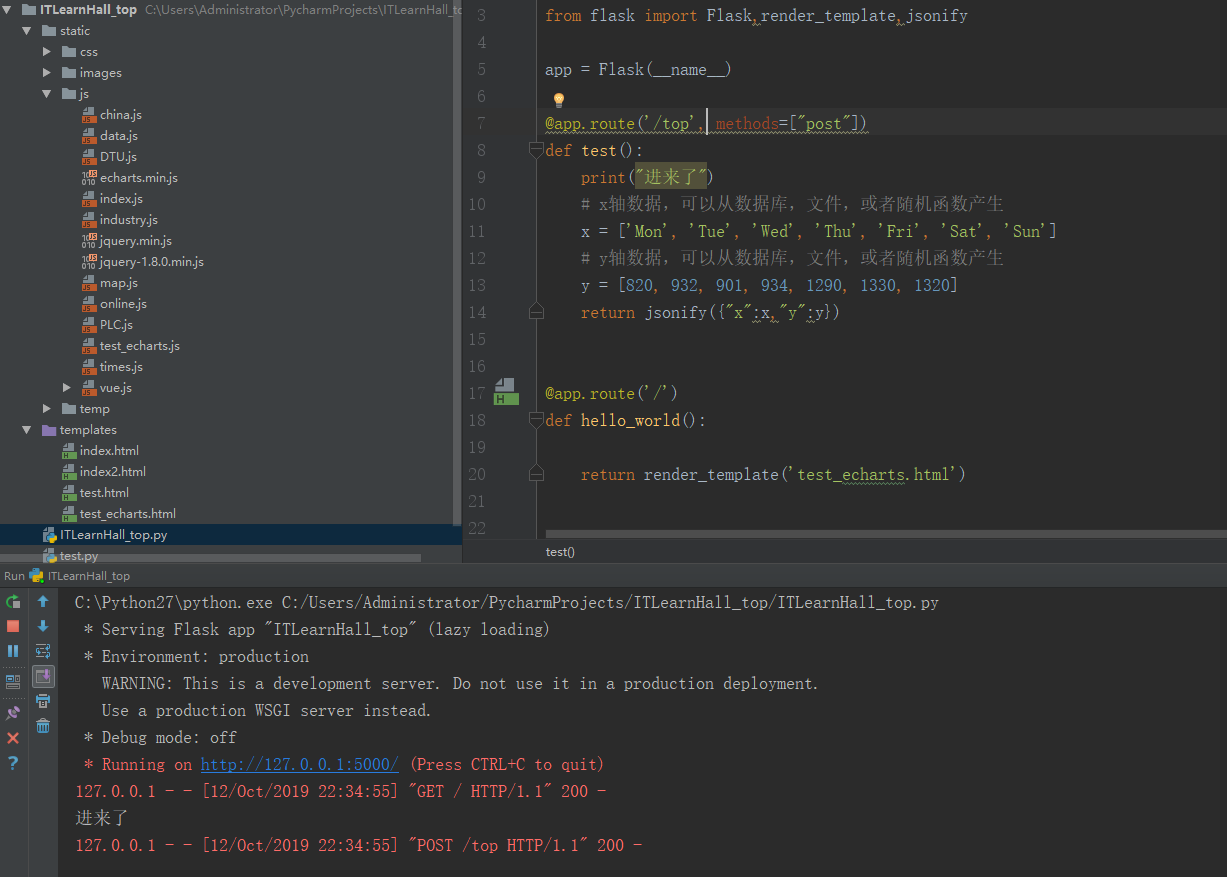 用异步ajax（jquery）请求后台接口数据实现echarts图表_基于jquery获得echarts-CSDN博客