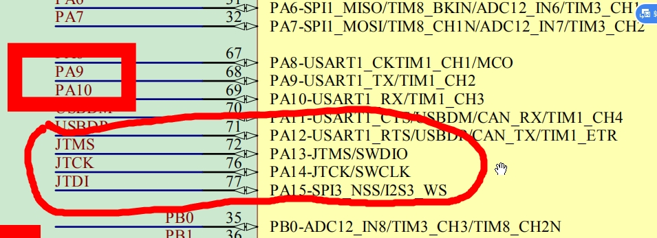 STM32F103飞线连接ST-LINK V2 STLINK仿真器 JTAG SWD_swclk和swdio接什么rxd和txd-CSDN博客