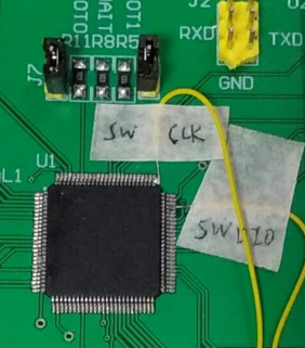 STM32F103飞线连接ST-LINK V2 STLINK仿真器 JTAG SWD_swclk和swdio接什么rxd和txd-CSDN博客