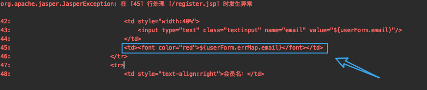 JSP中的EL表达式报错org.apache.jasper.JasperException_org.apache.jasper.jasperexception在值内使用时必须被转义-CSDN博客