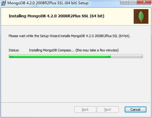 『解疑』window下安装MongoDB时卡在 Install MongoDB Compass... 很久解决_mongo compass 卡 ...