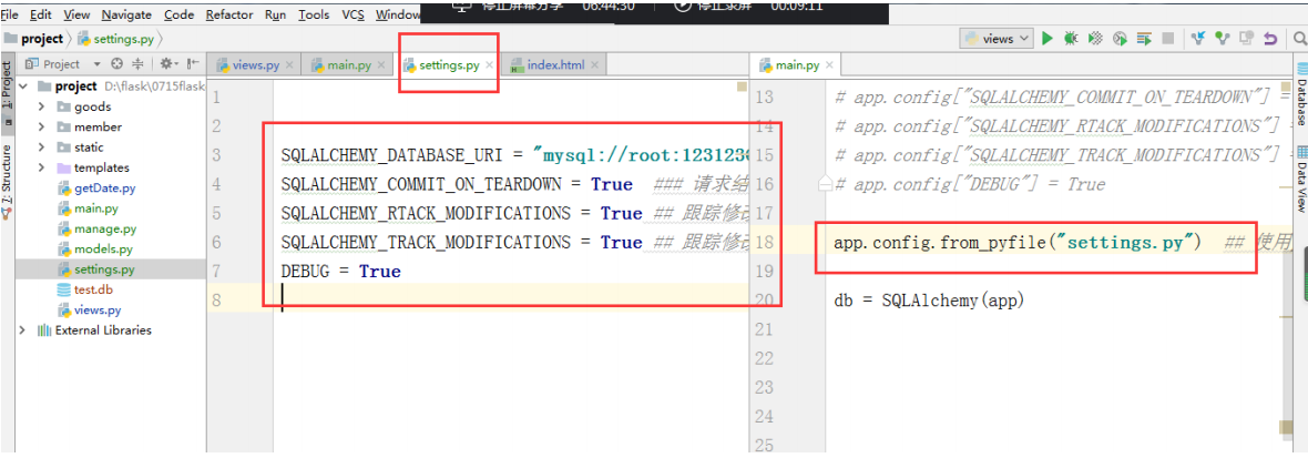 Flask框架（二）--flask-sqlalchemy，项目目录，配置文件，登录注册，上传图片常用属性_flask sqlite3 注册登录-CSDN博客