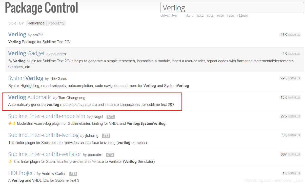 Sublime Text 】如何使用sublime Text直接生成verilog例化模板sublime Verilog Csdn博客