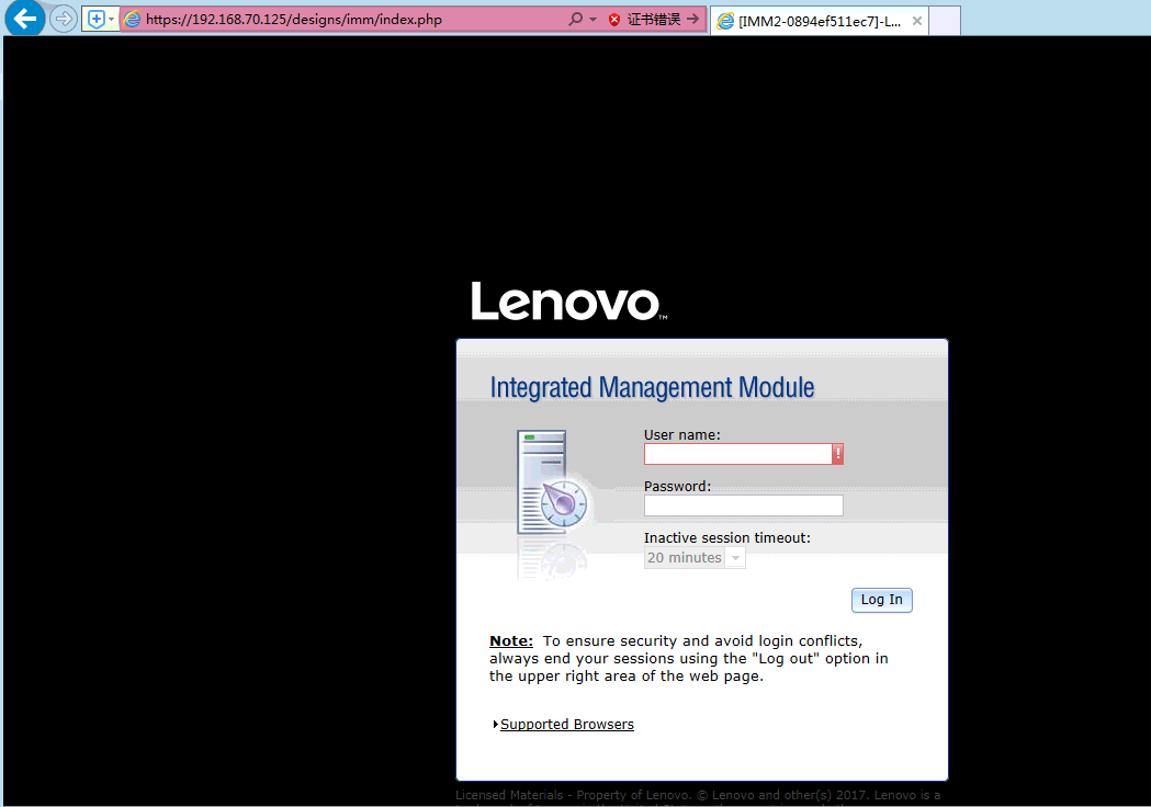 IBM System x3650 M5 IMM configuration - Programmer Sought
