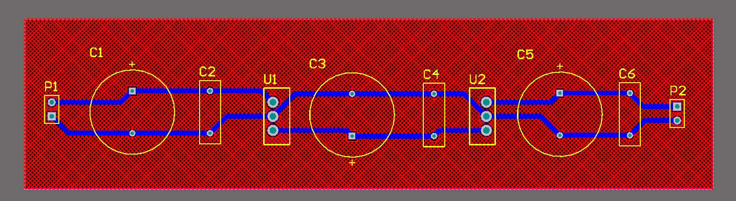 AD16的基本操作 之 亲手制作一个简单的双层板（原理图 到 PCB 到 提交厂商）（二）_ad画双面板教程-CSDN博客