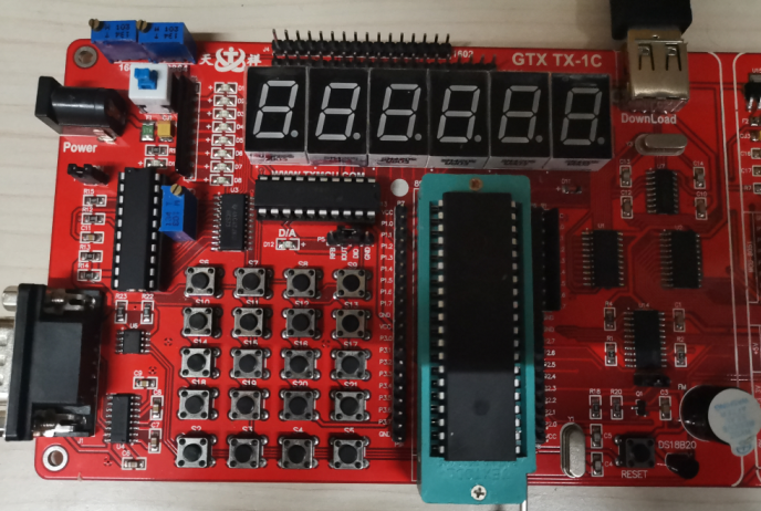 天祥TX-1C单片机开发板-秒表程序_结合键盘,中断和数码管相关知识,实现一个精度为0.01s的秒表,并用数码管前四位-CSDN博客