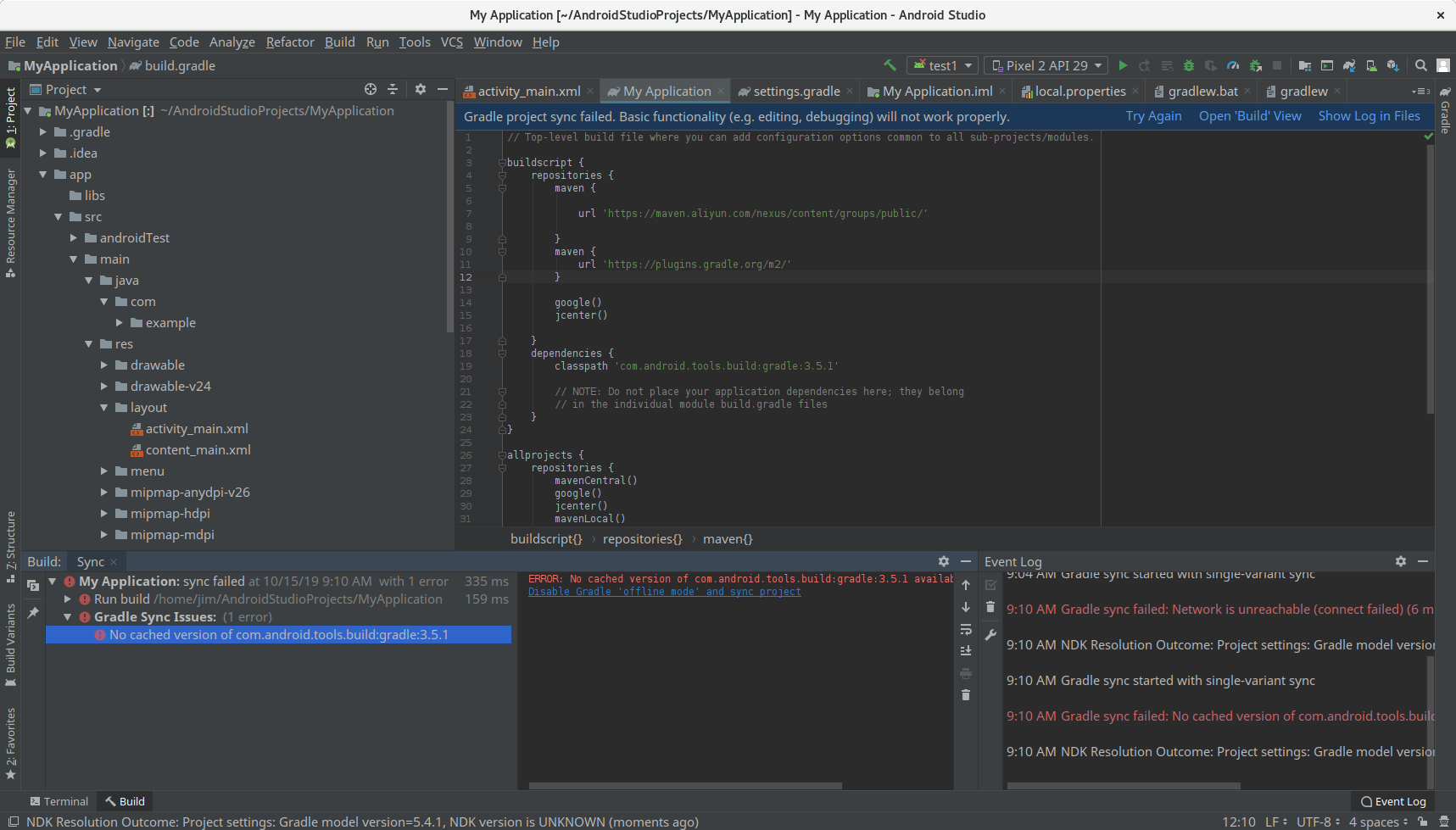 Android Studio Gradle sync failed:问题_gradle sync failed: no cached version of com.andro-CSDN博客