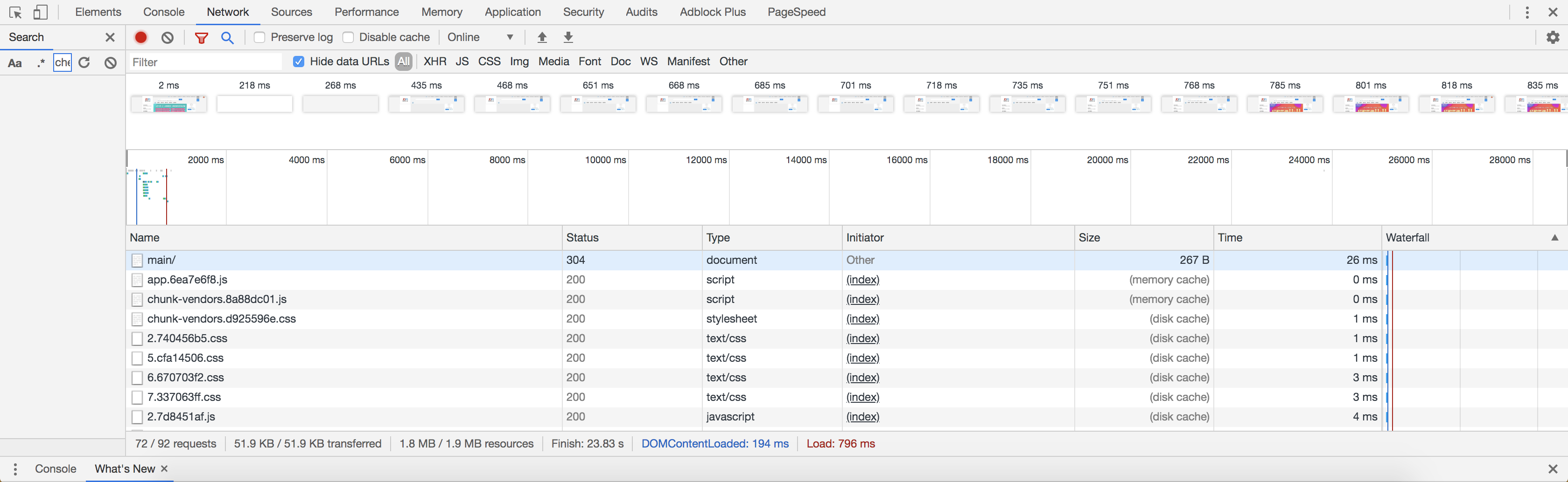 Status Code 200 OK from Disk Cache 304 Status Code 200 OK from Disk Cache 304