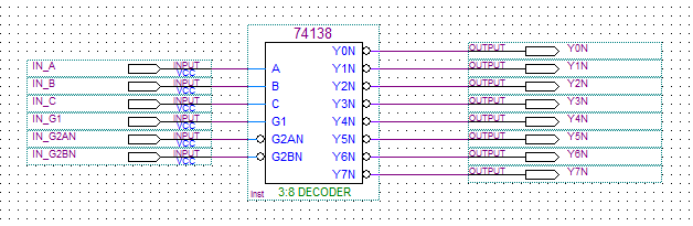 使用Quartus II9.0验证74138译码器_quartus ii 74138设计验证波形图-CSDN博客
