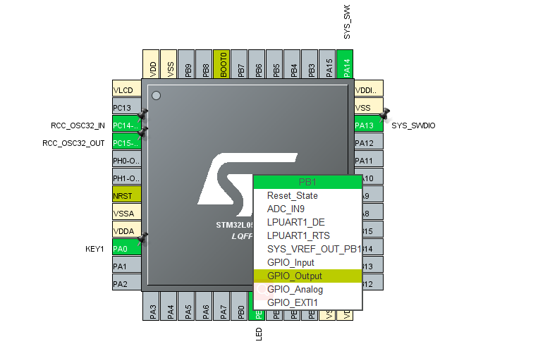 STM32L例程02--GPIO输出控制LED状态切换(基于cola_os)_stm32l0 例程-CSDN博客
