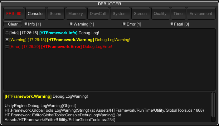 【Unity】 HTFramework框架（二十一）Debug调试器_unity 调用debugger-CSDN博客