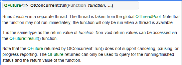 使用QtConcurrent小结_qtconcurrent怎样销毁线程-CSDN博客