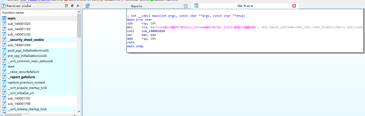 IDA Pro 反汇编窗口基本操作_ida 段布局怎么切换-CSDN博客