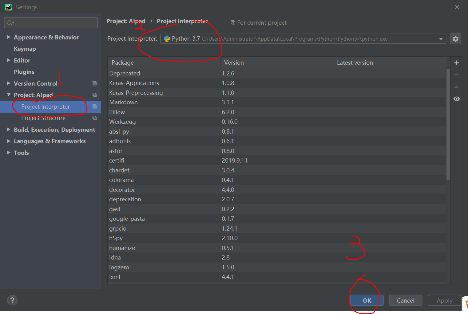 Pycharm运行.py文件时出现：Process finished with exit code -1073741515 (0xC0000135)_process finished with ...
