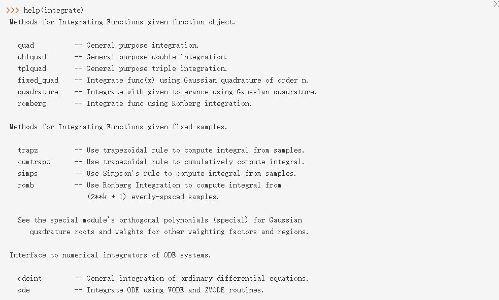 Python中tergrate的部分积分用法 Python Intergrate Csdn博客
