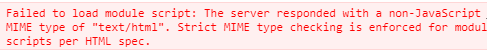 Javascript实现浏览器模块化开发_failed to load module script: the server responded-CSDN博客