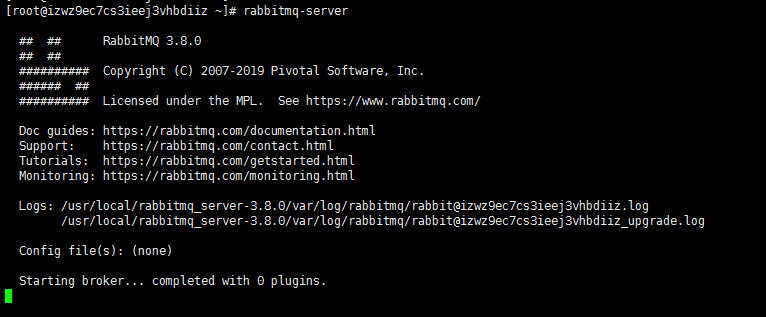 Centos7、Erlang-21.3、RabbitMQ-3.8.0 单机版安装_erlang 21.3-CSDN博客