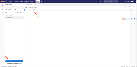 gitlab结合git、idea 分支合并 分支创建 冲突解决大全_gitlab ide merge-CSDN博客