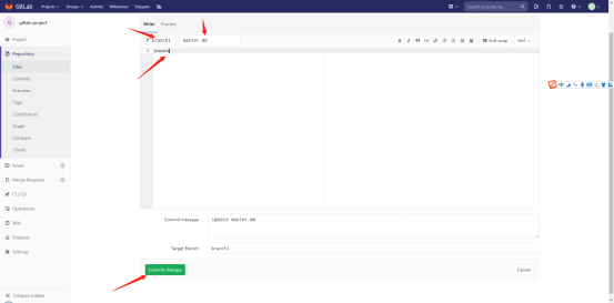 gitlab结合git、idea 分支合并 分支创建 冲突解决大全_gitlab ide merge-CSDN博客