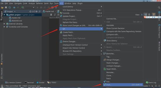 gitlab结合git、idea 分支合并 分支创建 冲突解决大全_gitlab ide merge-CSDN博客