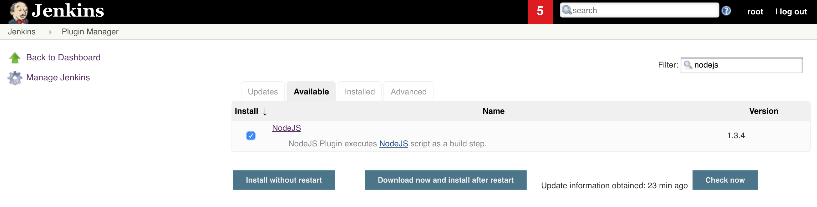 Jenkins基础：使用npm构建前端应用1： Nodejs插件的安装与设定在jenkins中使用nodejs插件配置多个node版本 Csdn博客 