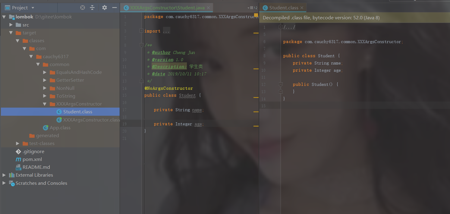 Lombok之 Xxxargsconstructor系列注解使用 Csdn博客